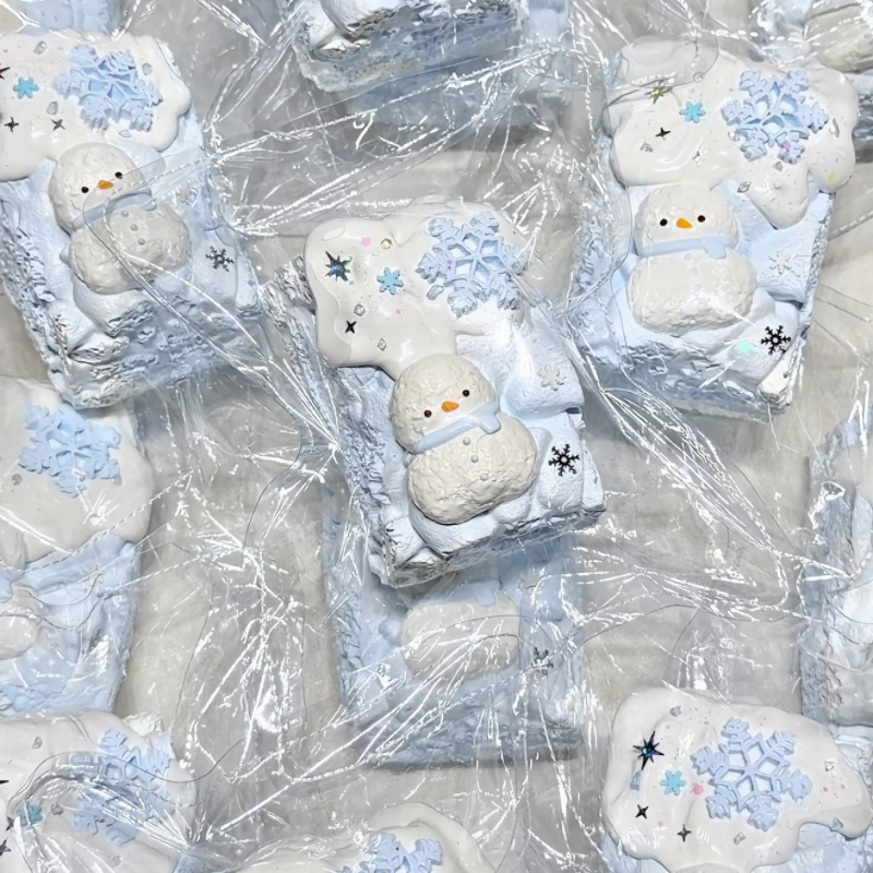 Snowman Dessert ruirui Squishy toy